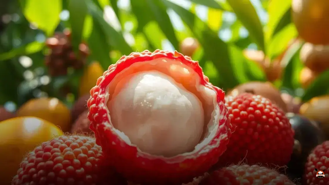 Qual é a fruta lichia? Descubra suas características!